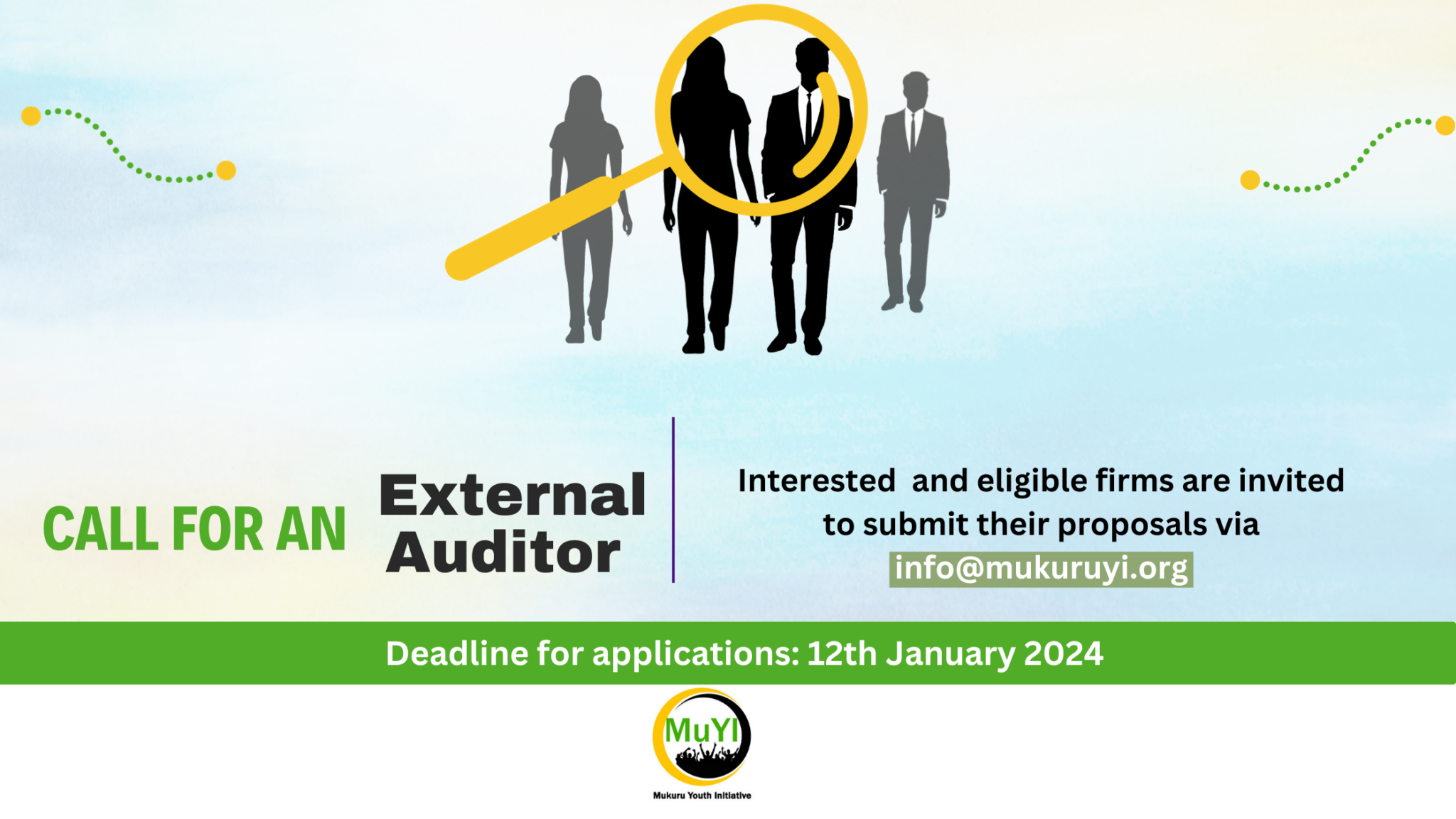 Vacancy: Call For An External Auditor – Mukuru Youth Initiative